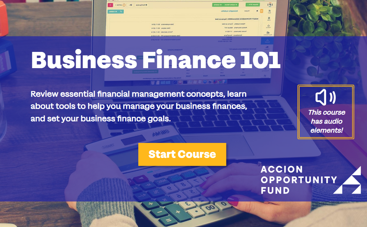 Business Finance 101 - Accion Opportunity Fund